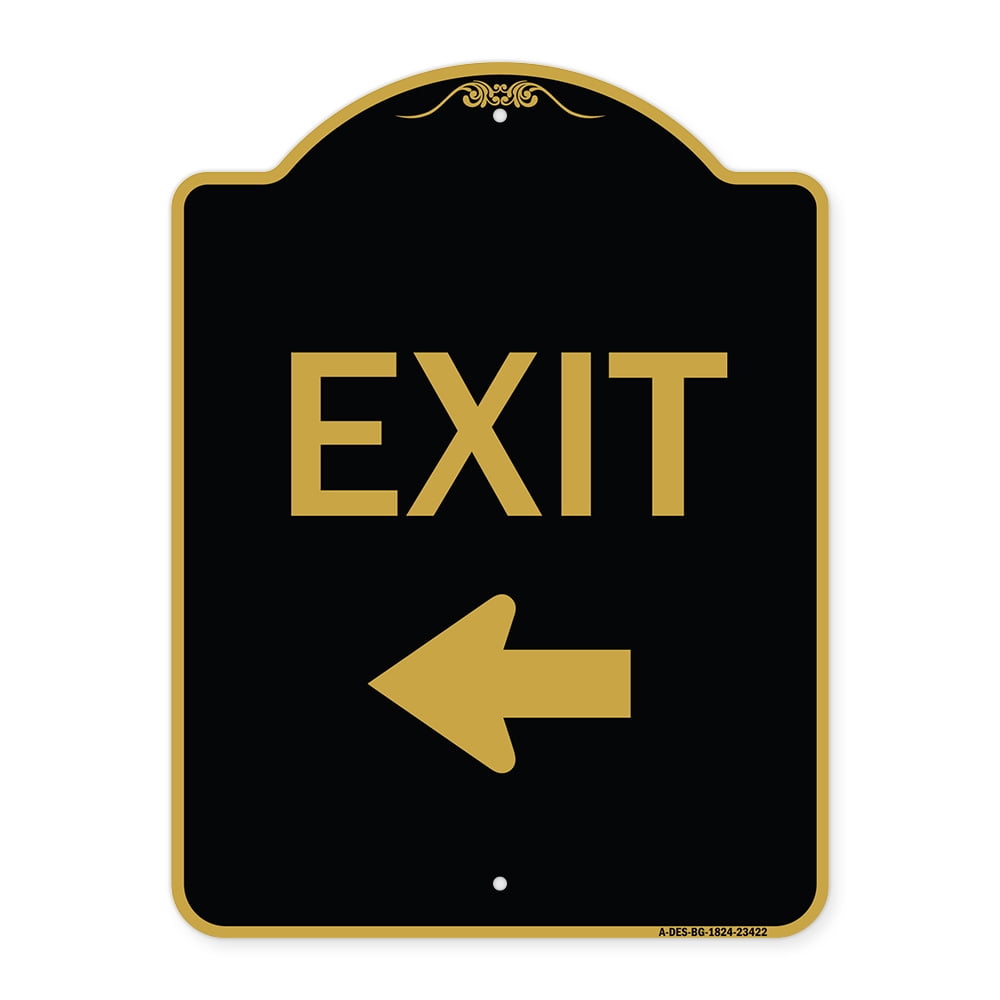SignMission A-DES-BG-1824-23422 18 x 24 in. Designer Series Sign ...