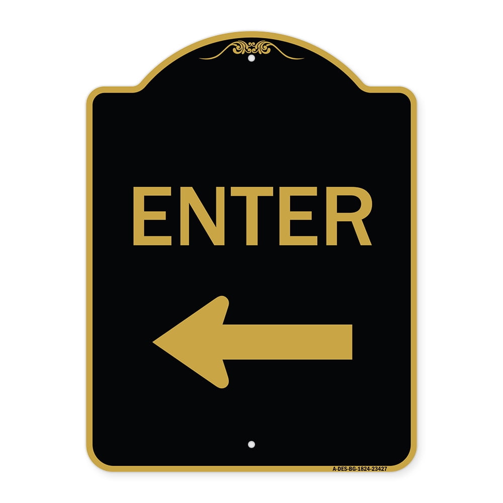 SignMission A-DES-BG-1824-23427 18 x 24 in. Designer Series Sign ...