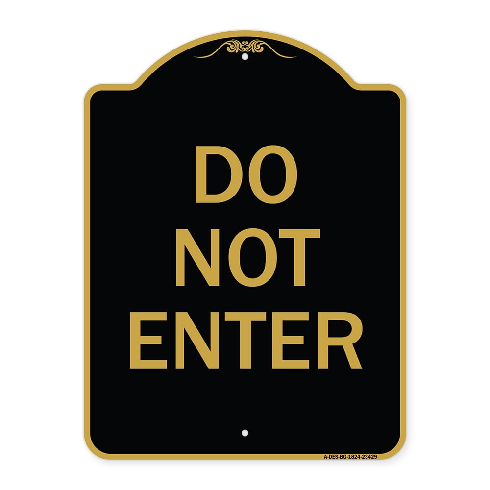 SignMission A-DES-BG-1824-23429 18 x 24 in. Designer Series Sign ...