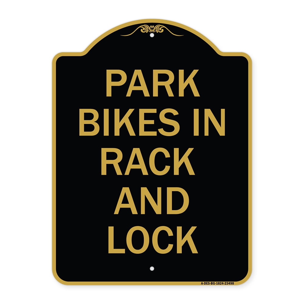 SignMission A-DES-BG-1824-23498 18 x 24 in. Designer Series Sign - Park ...