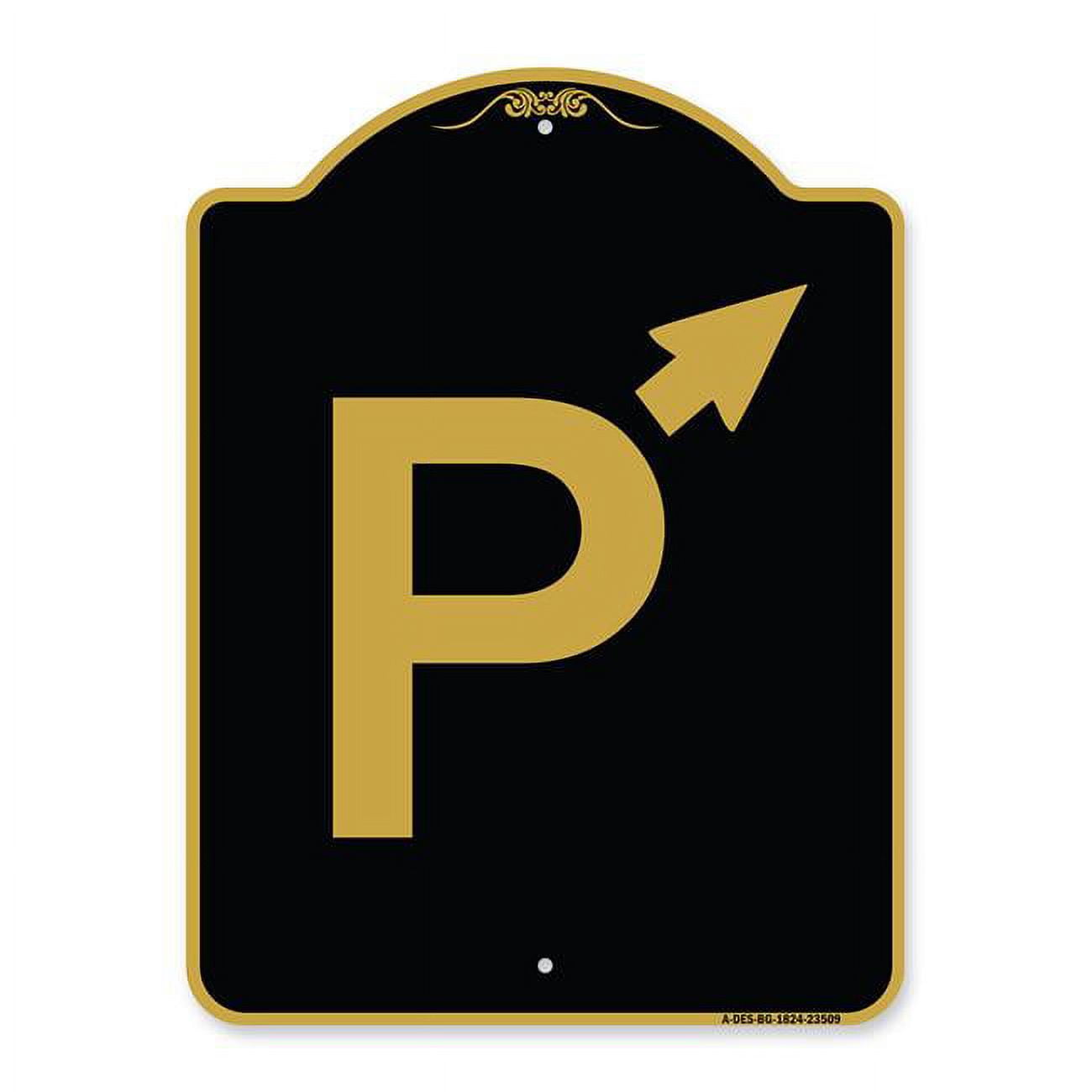 SignMission A-DES-BG-1824-23509 18 x 24 in. Designer Series Sign - P ...