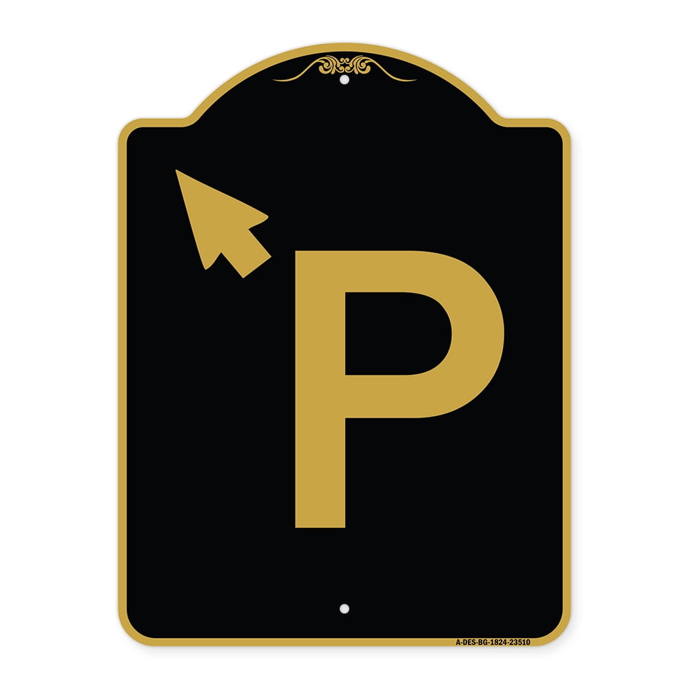 SignMission A-DES-BG-1824-23510 18 x 24 in. Designer Series Sign - P ...
