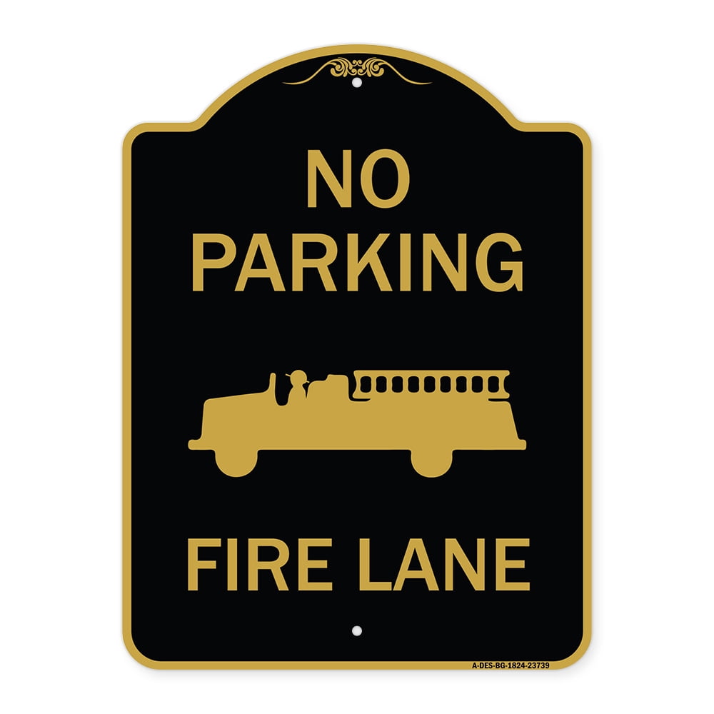 SignMission A-DES-BG-1824-23739 18 x 24 in. Designer Series Sign - No ...