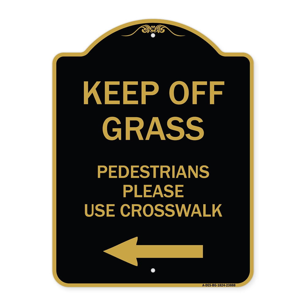 SignMission A-DES-BG-1824-23888 18 x 24 in. Designer Series Sign - Lawn ...