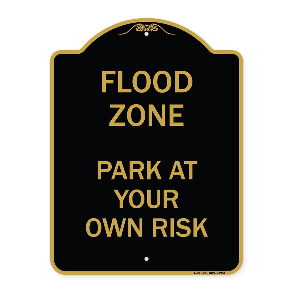 SignMission A-DES-BG-1824-23951 18 x 24 in. Designer Series Sign ...
