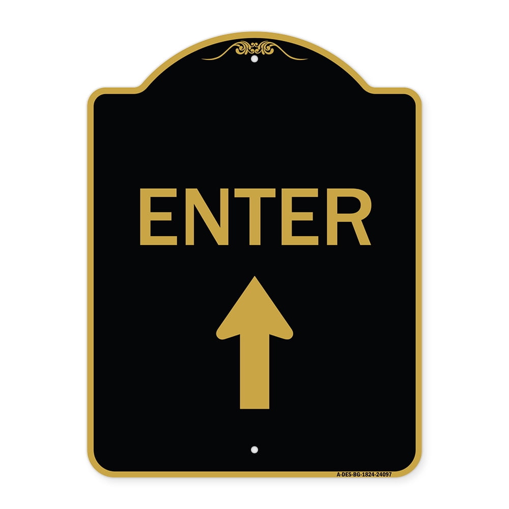 SignMission A-DES-BG-1824-24097 18 x 24 in. Designer Series Sign ...