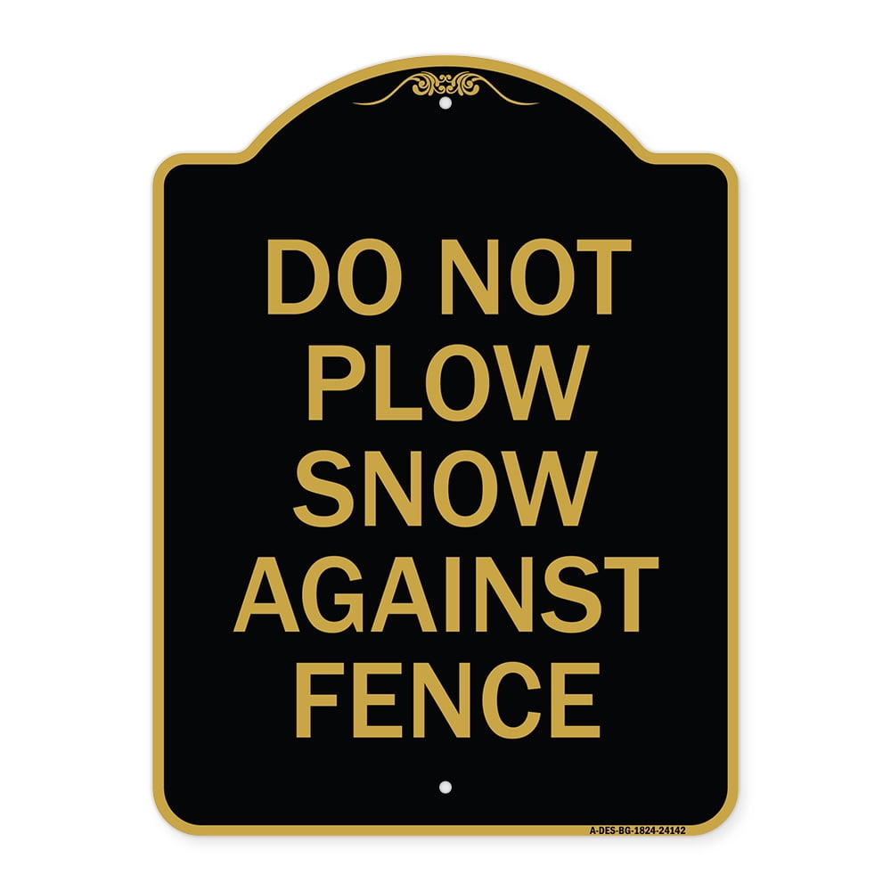 SignMission A-DES-BG-1824-24142 18 x 24 in. Designer Series Sign - Do ...