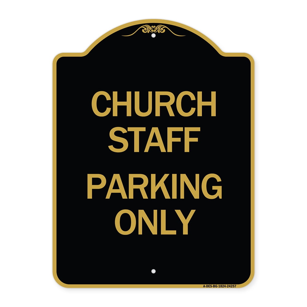 SignMission A-DES-BG-1824-24257 18 x 24 in. Designer Series Sign ...