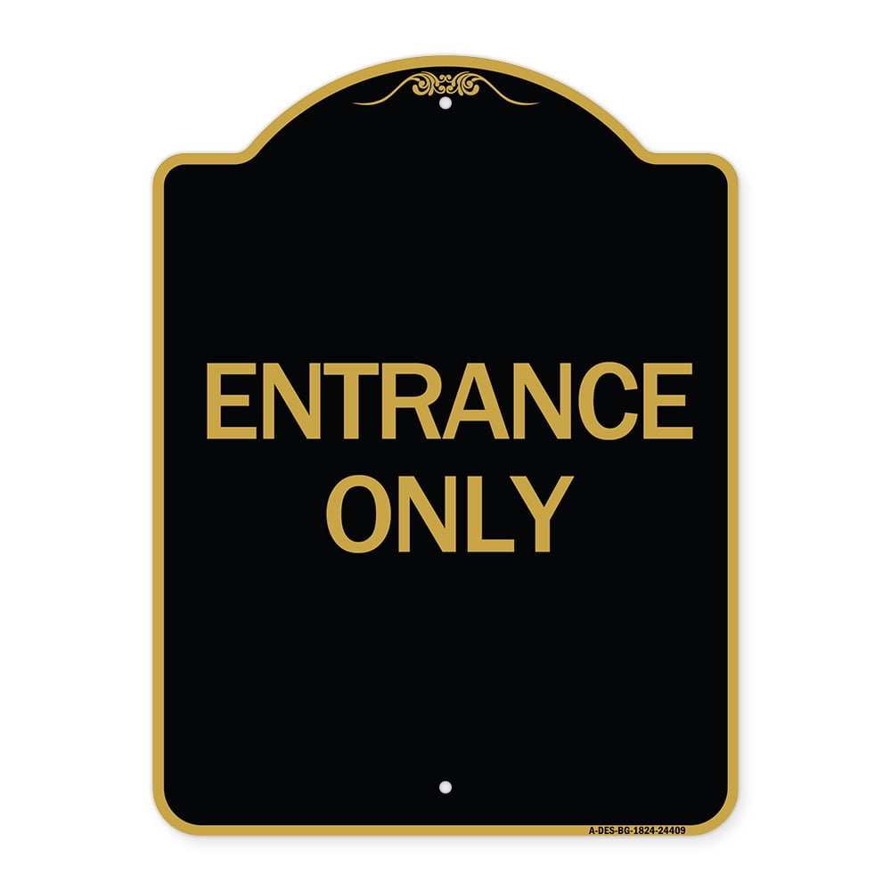 SignMission A-DES-BG-1824-24409 18 x 24 in. Designer Series Sign ...