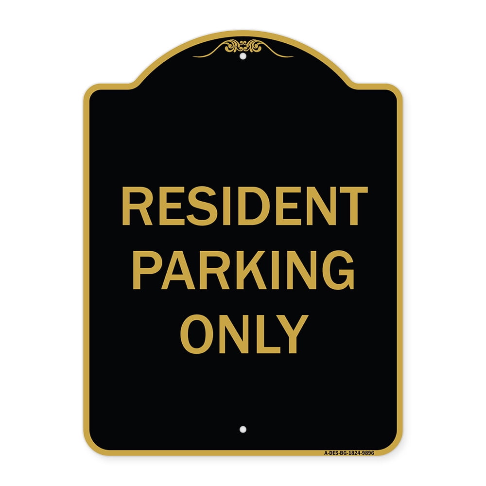 SignMission A-DES-BG-1824-9896 18 x 24 in. Designer Series Sign ...