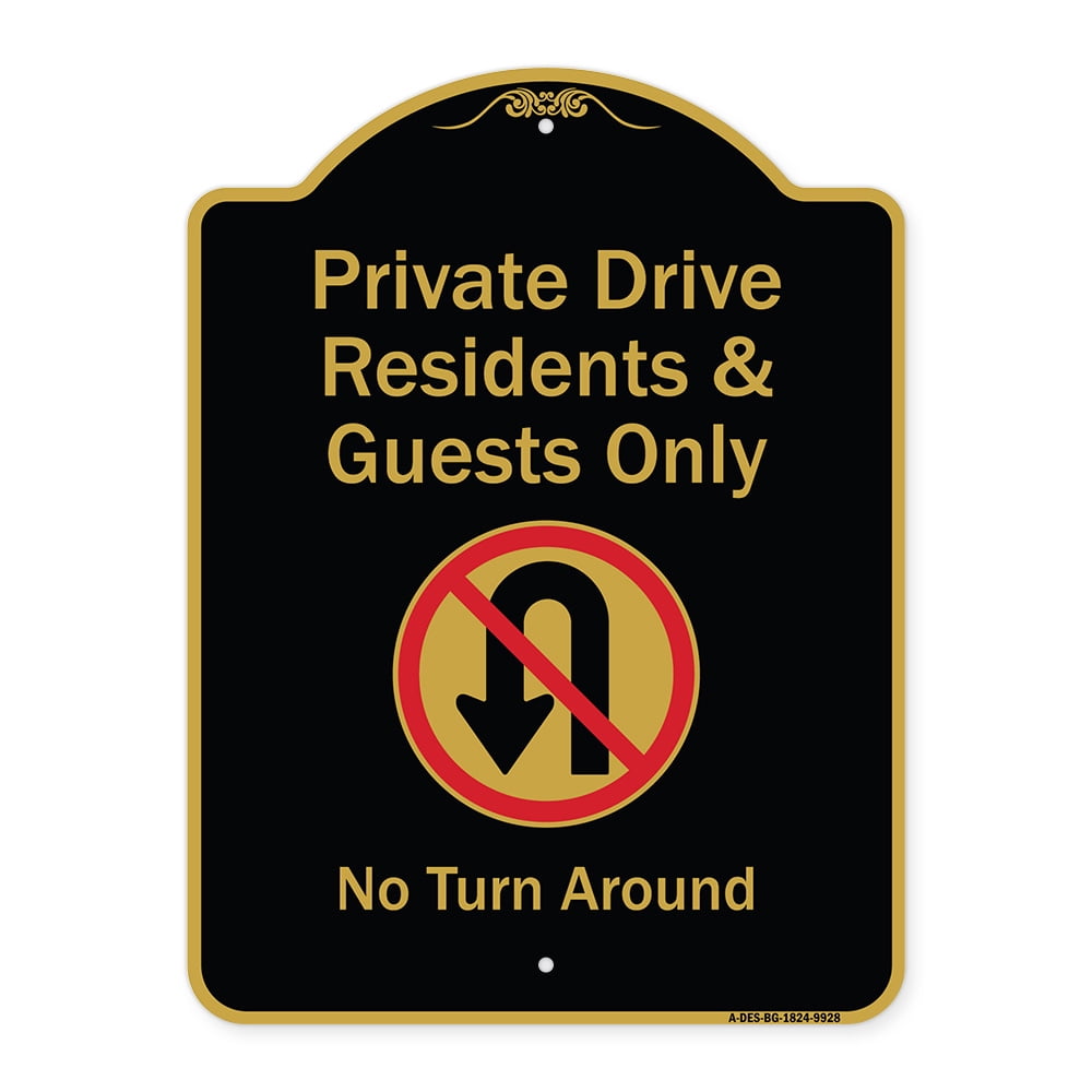 SignMission A-DES-BG-1824-9928 18 x 24 in. Designer Series Sign ...