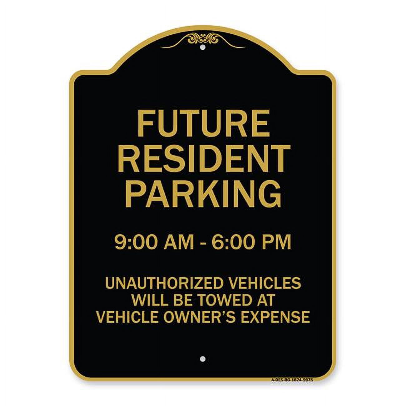 SignMission A-DES-BG-1824-9975 18 x 24 in. Designer Series Sign ...