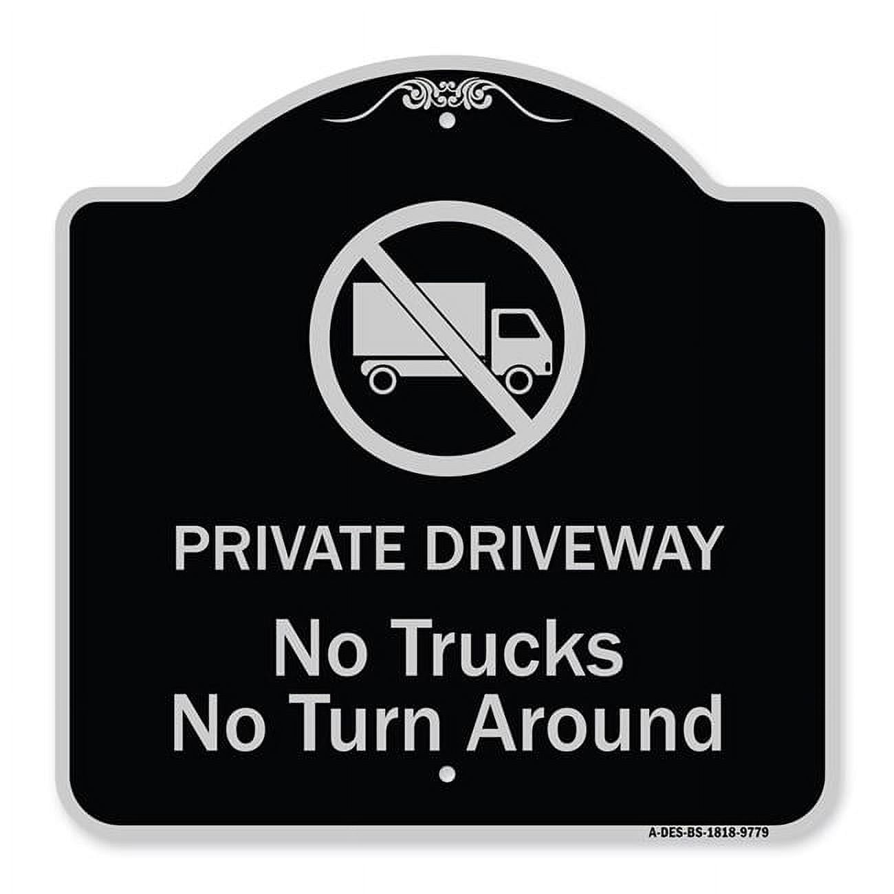 SignMission A-DES-BS-1818-9779 18 x 18 in. Designer Series Sign ...