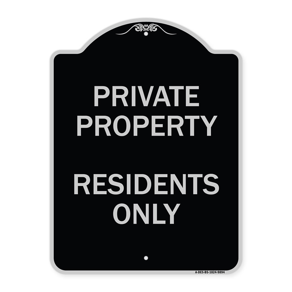 SignMission A-DES-BS-1824-9894 18 x 24 in. Designer Series Sign ...