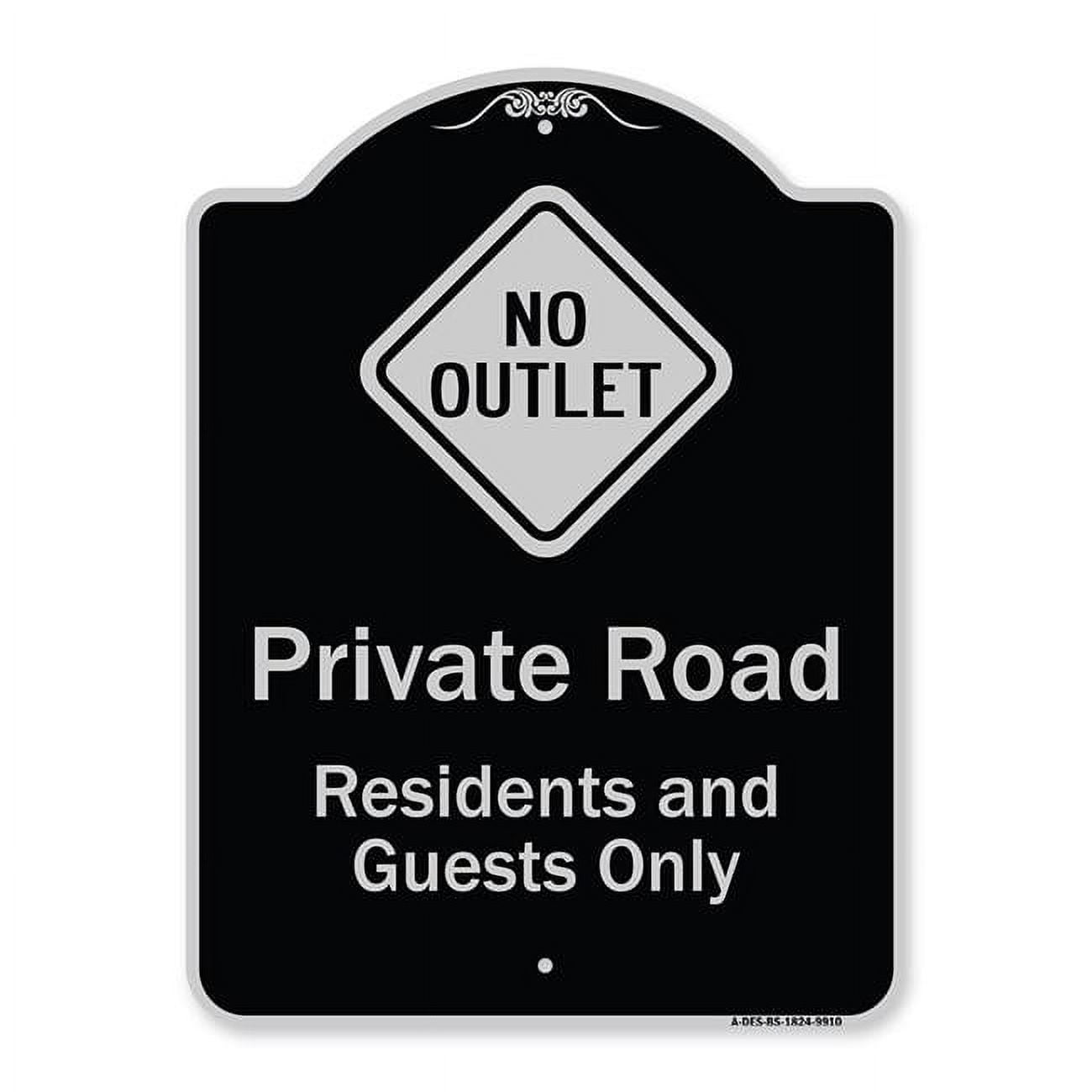 SignMission A-DES-BS-1824-9910 18 x 24 in. Designer Series Sign ...