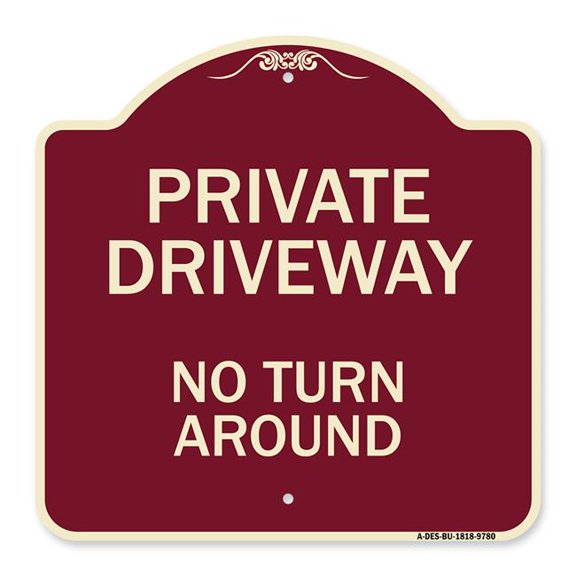 18 x 24 in. Designer Series Sign - Resident & Guest Parking Only ...