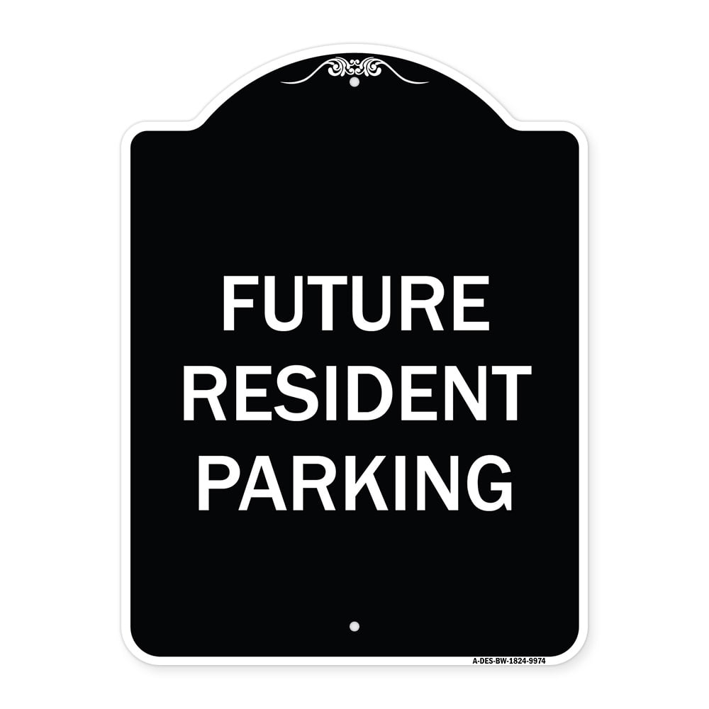 SignMission A-DES-BW-1824-9974 18 x 24 in. Designer Series Sign ...