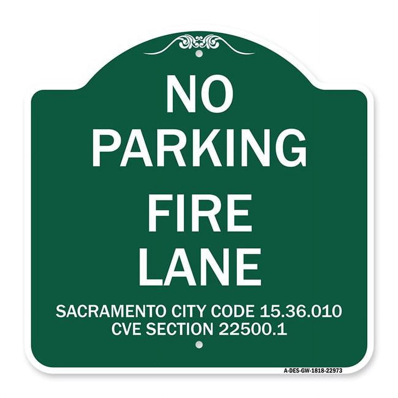 SignMission A-DES-GW-1818-22973 18 x 18 in. Designer Series Sign ...