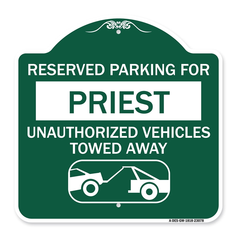 SignMission A-DES-GW-1818-23078 18 x 18 in. Designer Series Sign ...