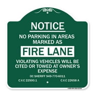 SignMission A-DES-BG-1824-23979 18 x 24 in. Designer Series Sign - Fire ...