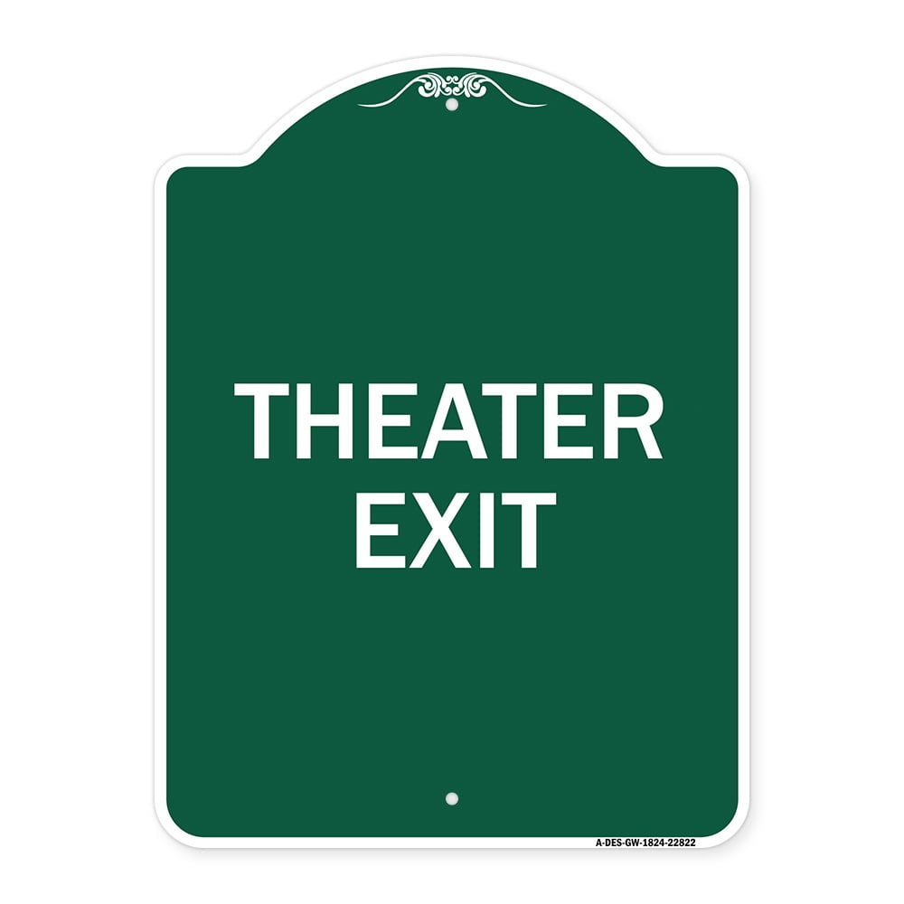 SignMission A-DES-GW-1824-22822 18 x 24 in. Designer Series Sign ...