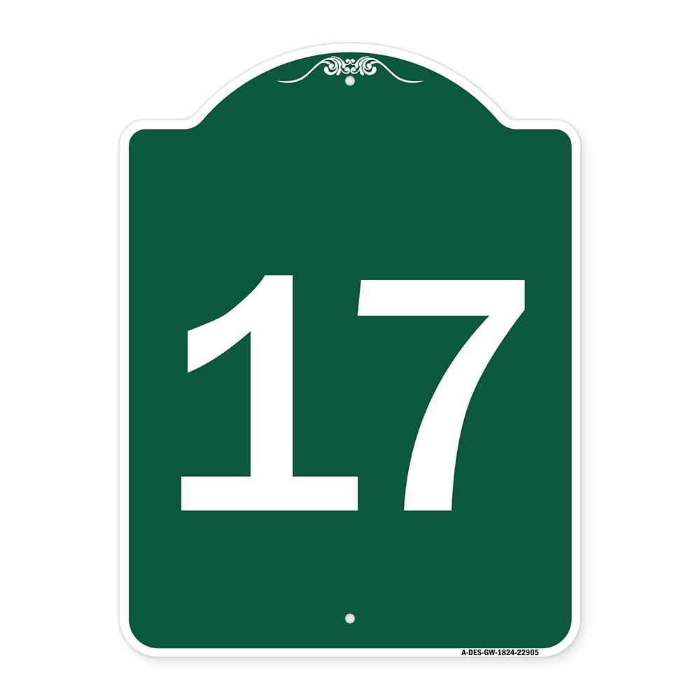 SignMission A-DES-GW-1824-22905 18 x 24 in. Designer Series Sign - Sign ...