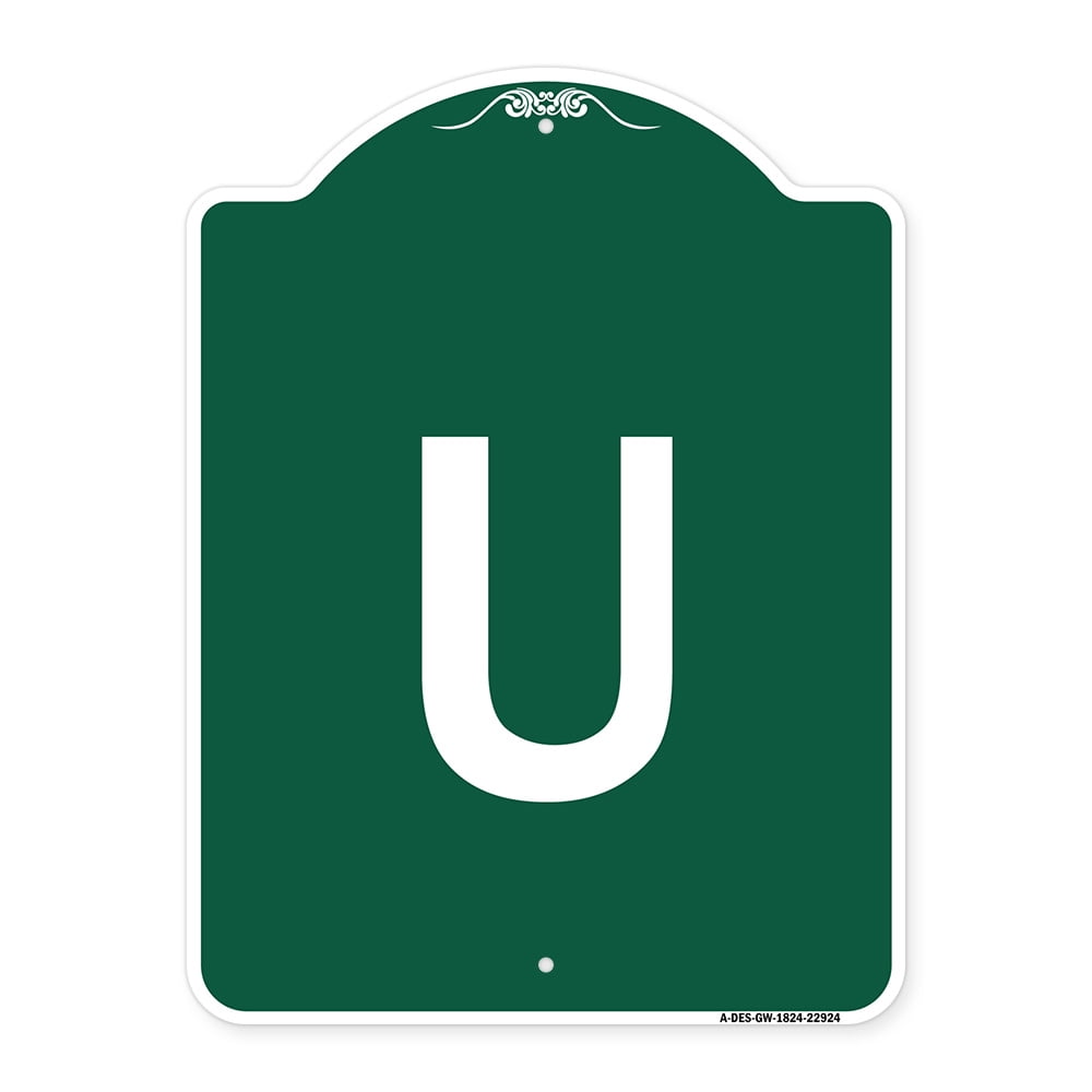 SignMission A-DES-GW-1824-22924 18 x 24 in. Designer Series Sign - Sign ...
