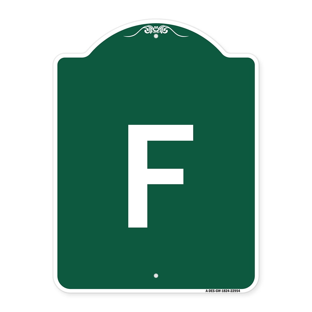 SignMission A-DES-GW-1824-22954 18 x 24 in. Designer Series Sign - Sign ...