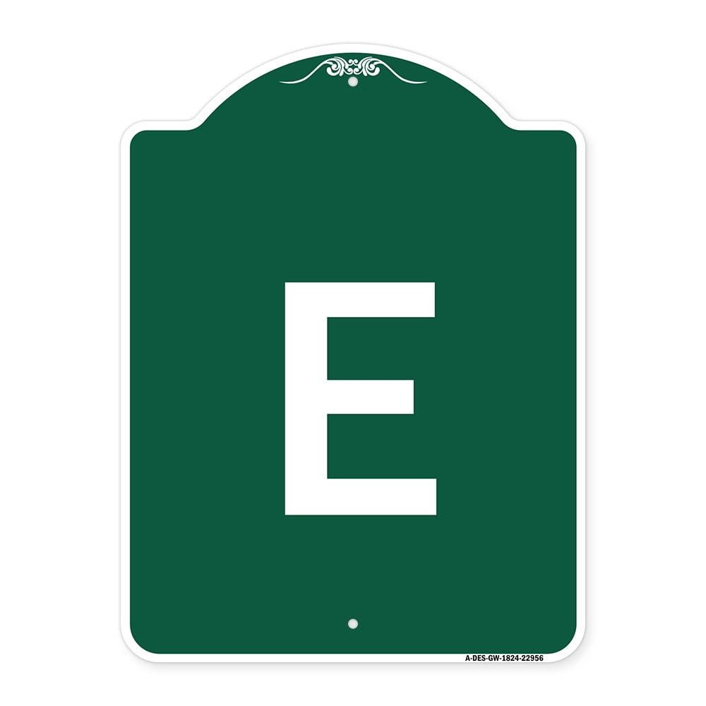 SignMission A-DES-GW-1824-22956 18 x 24 in. Designer Series Sign - Sign ...