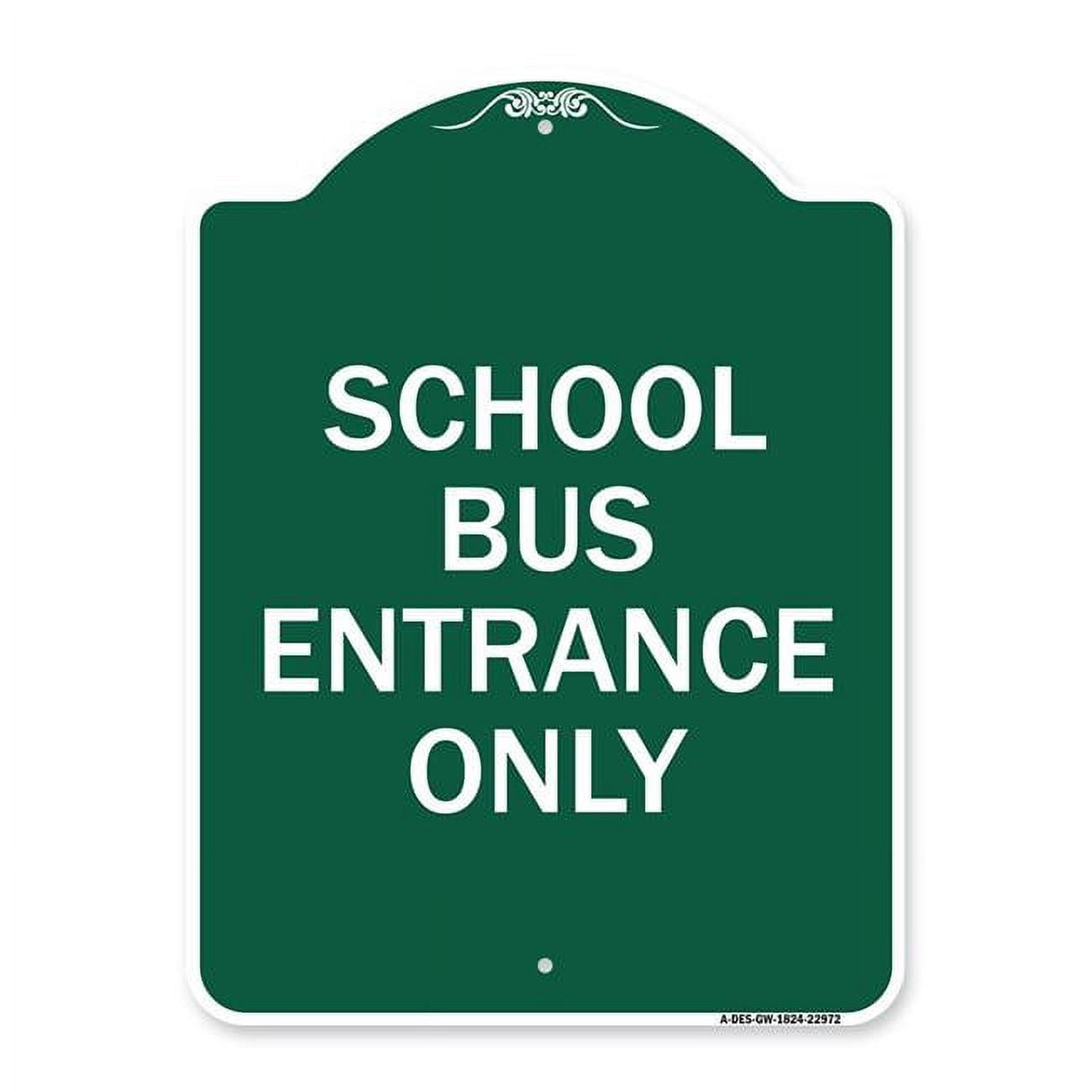 SignMission A-DES-GW-1824-22972 18 x 24 in. Designer Series Sign ...