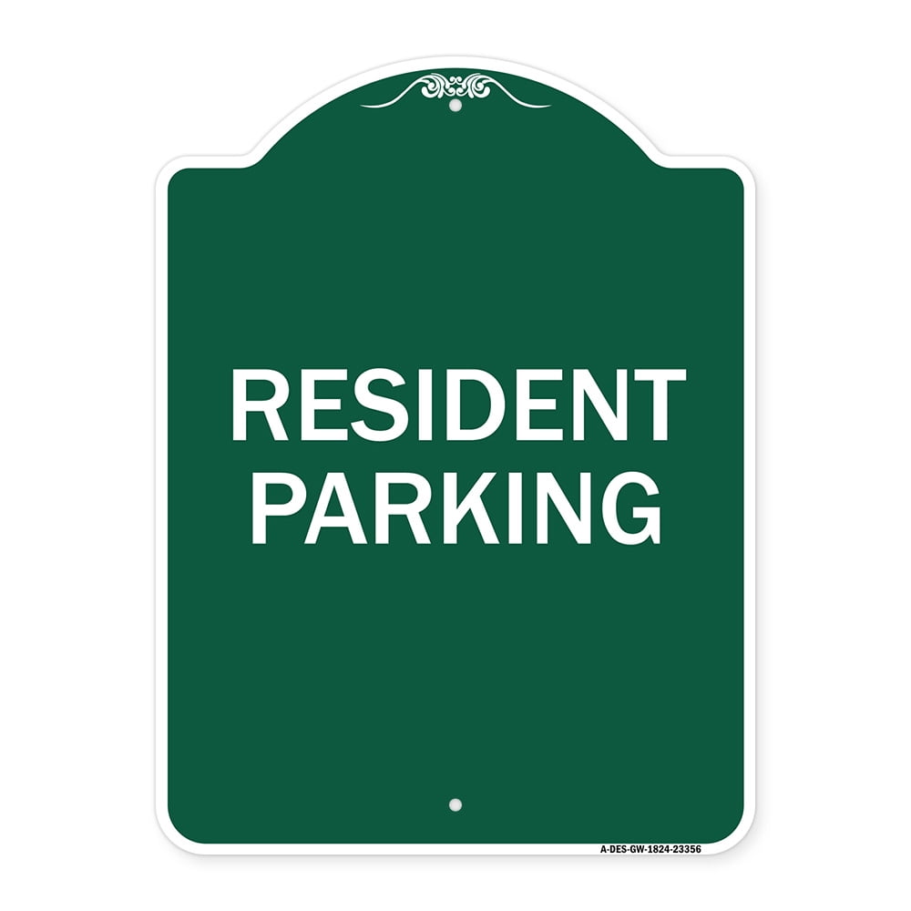SignMission A-DES-GW-1824-23356 18 x 24 in. Designer Series Sign ...