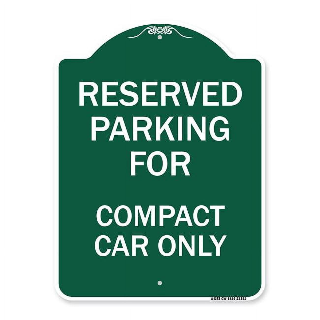 SignMission 18 x 24 in. Designer Series Sign - Parking Reserved for ...