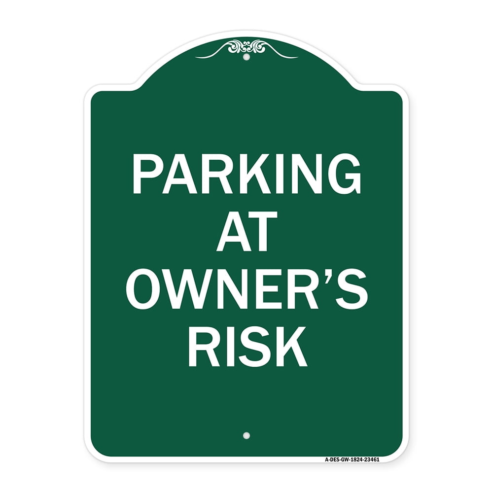 SignMission A-DES-GW-1824-23461 18 x 24 in. Designer Series Sign ...