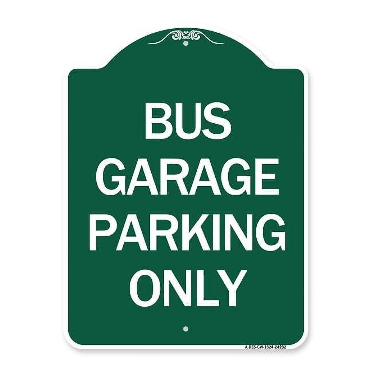 SignMission A-DES-GW-1824-24292 18 x 24 in. Designer Series Sign - Bus ...