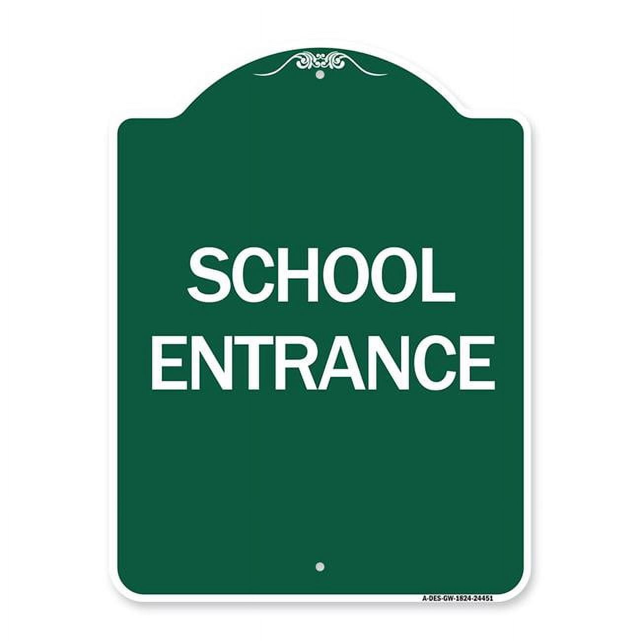 SignMission A-DES-GW-1824-24451 18 x 24 in. Designer Series Sign ...