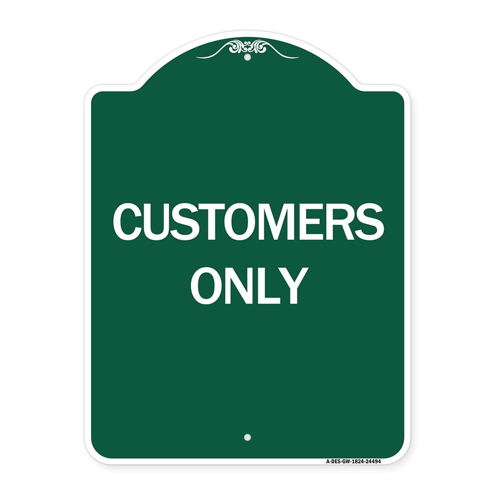 SignMission A-DES-GW-1824-24494 18 x 24 in. Designer Series Sign ...