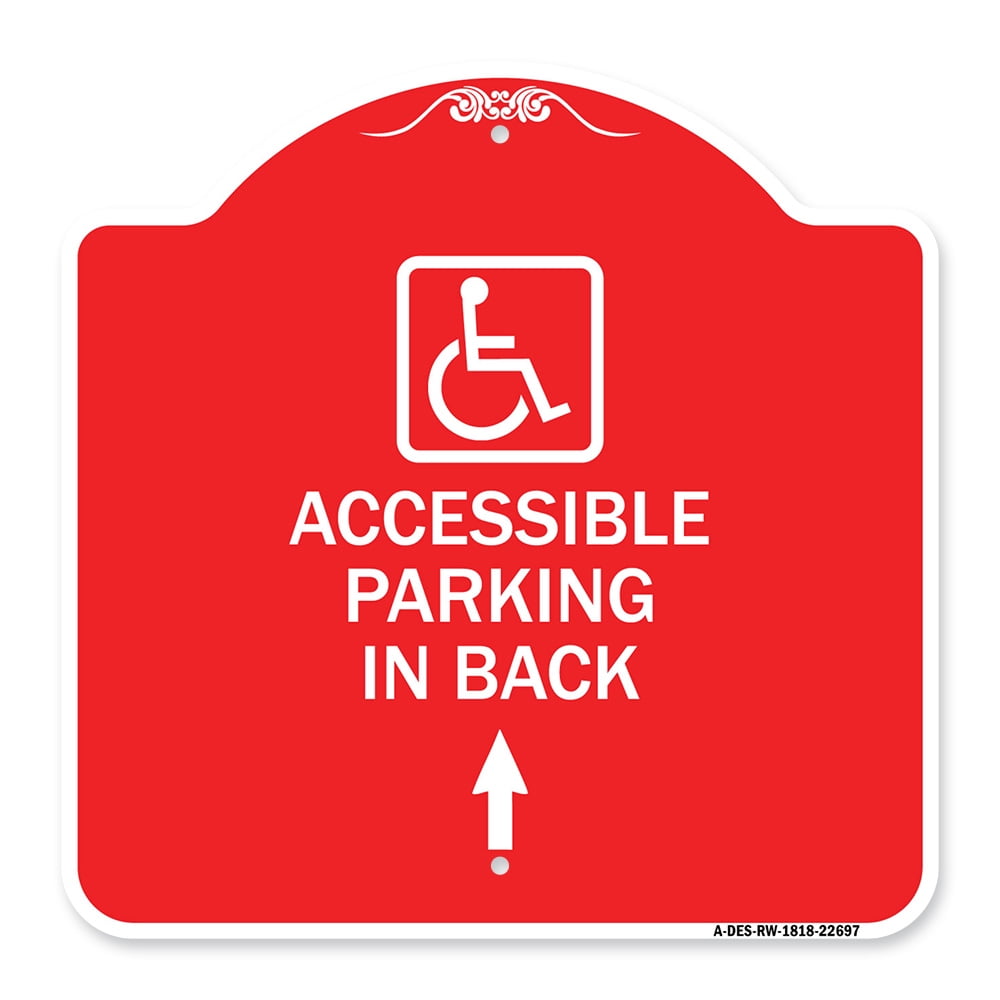 SignMission A-DES-RW-1818-22697 18 x 18 in. Designer Series Sign - With ...