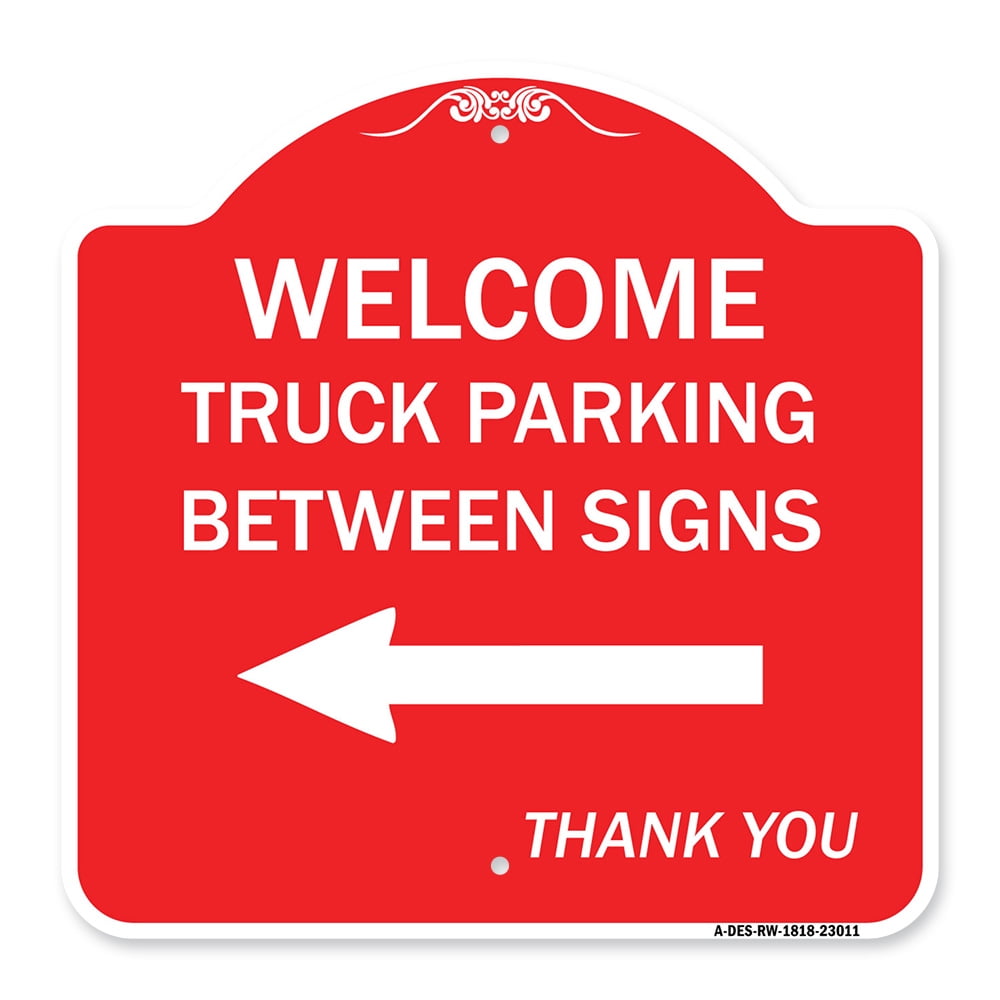 SignMission A-DES-RW-1818-23011 18 x 18 in. Designer Series Sign ...