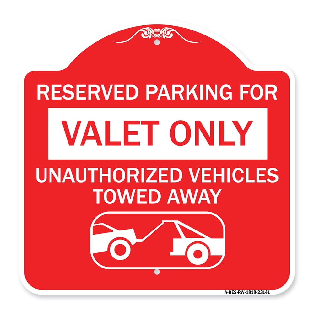 SignMission A-DES-RW-1818-23141 18 x 18 in. Designer Series Sign ...