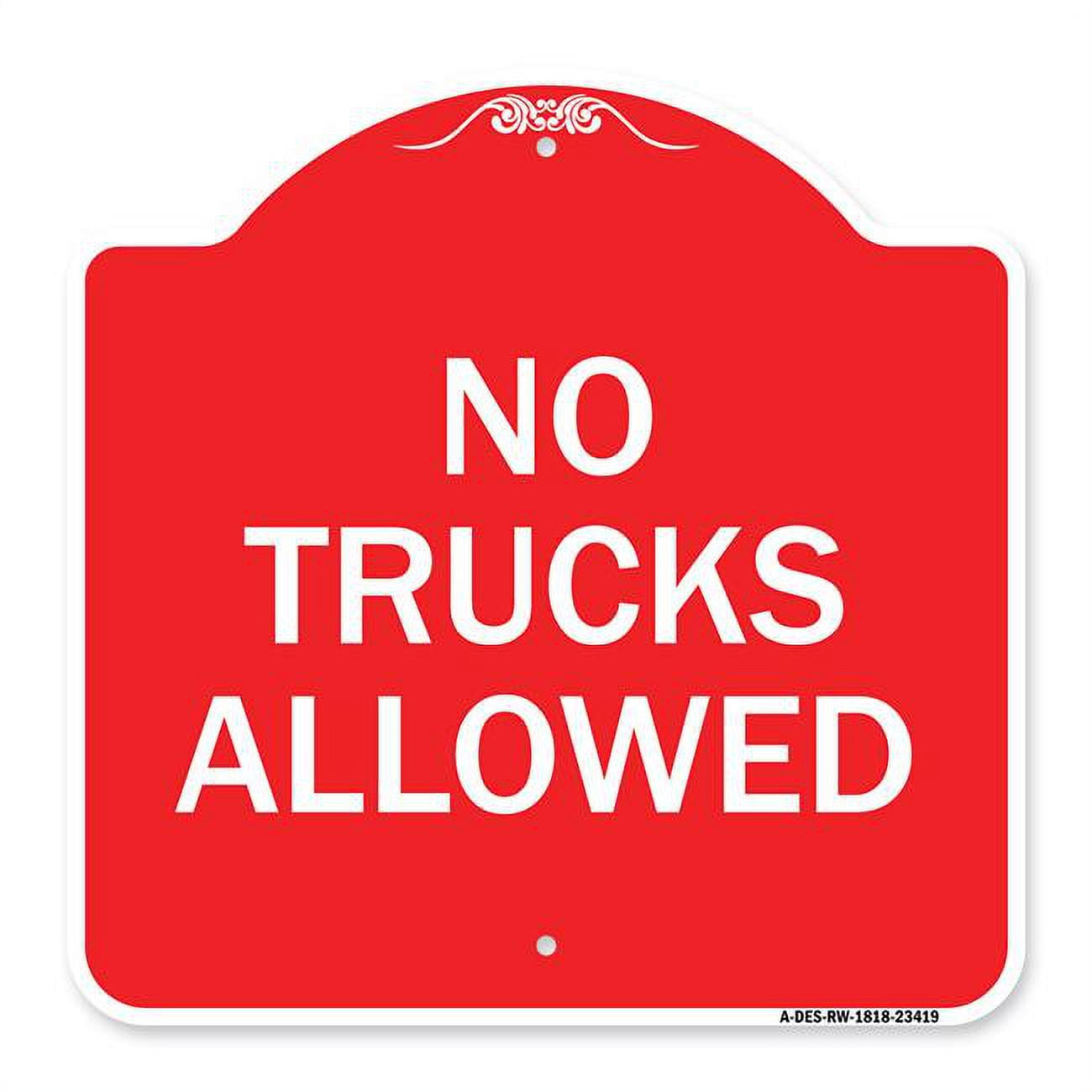 SignMission A-DES-RW-1818-23419 18 x 18 in. Designer Series Sign ...