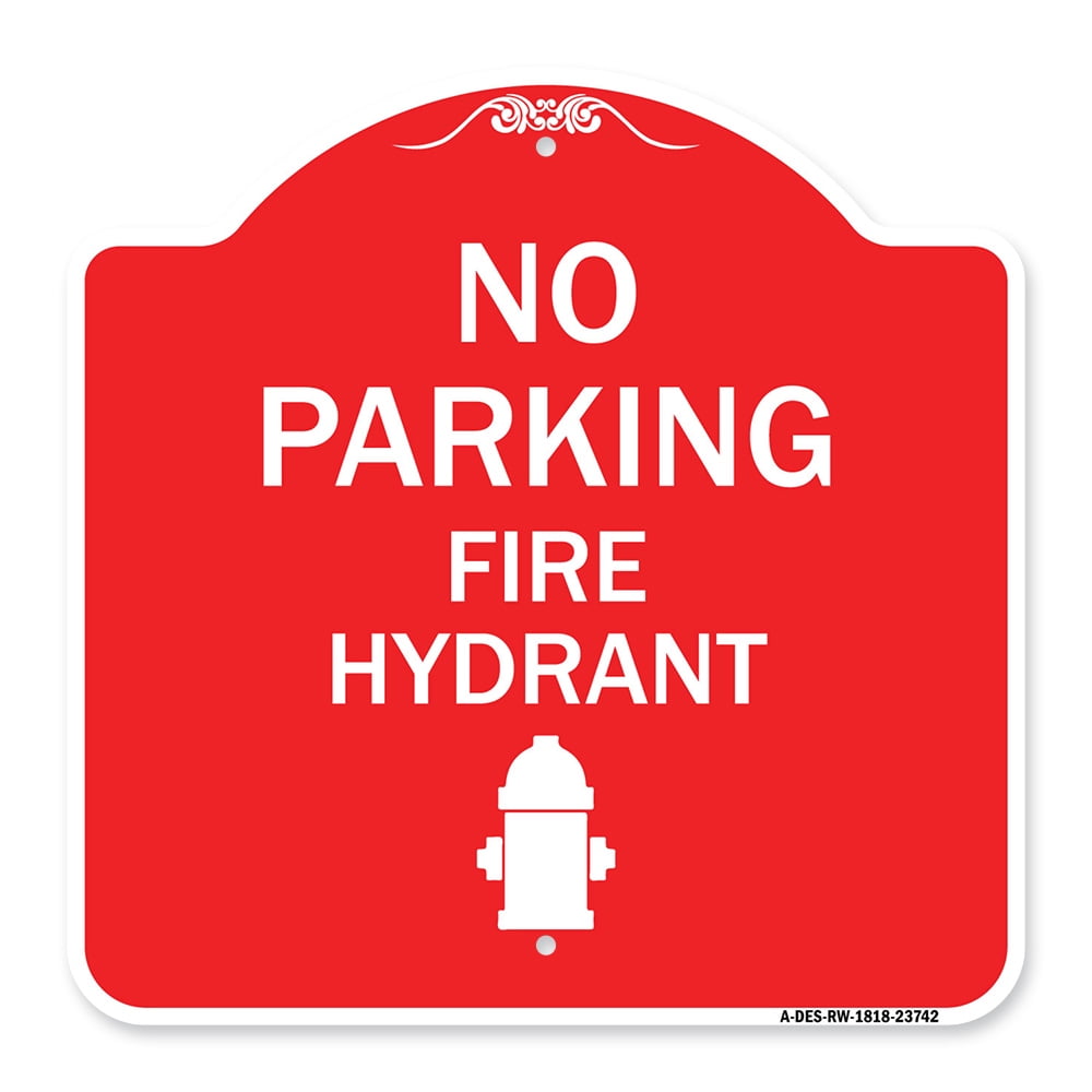 SignMission A-DES-RW-1818-23742 18 x 18 in. Designer Series Sign - No ...