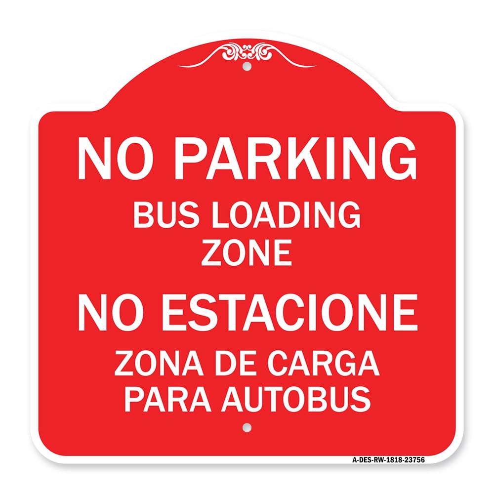 SignMission A-DES-RW-1818-23756 18 x 18 in. Designer Series Sign - No ...