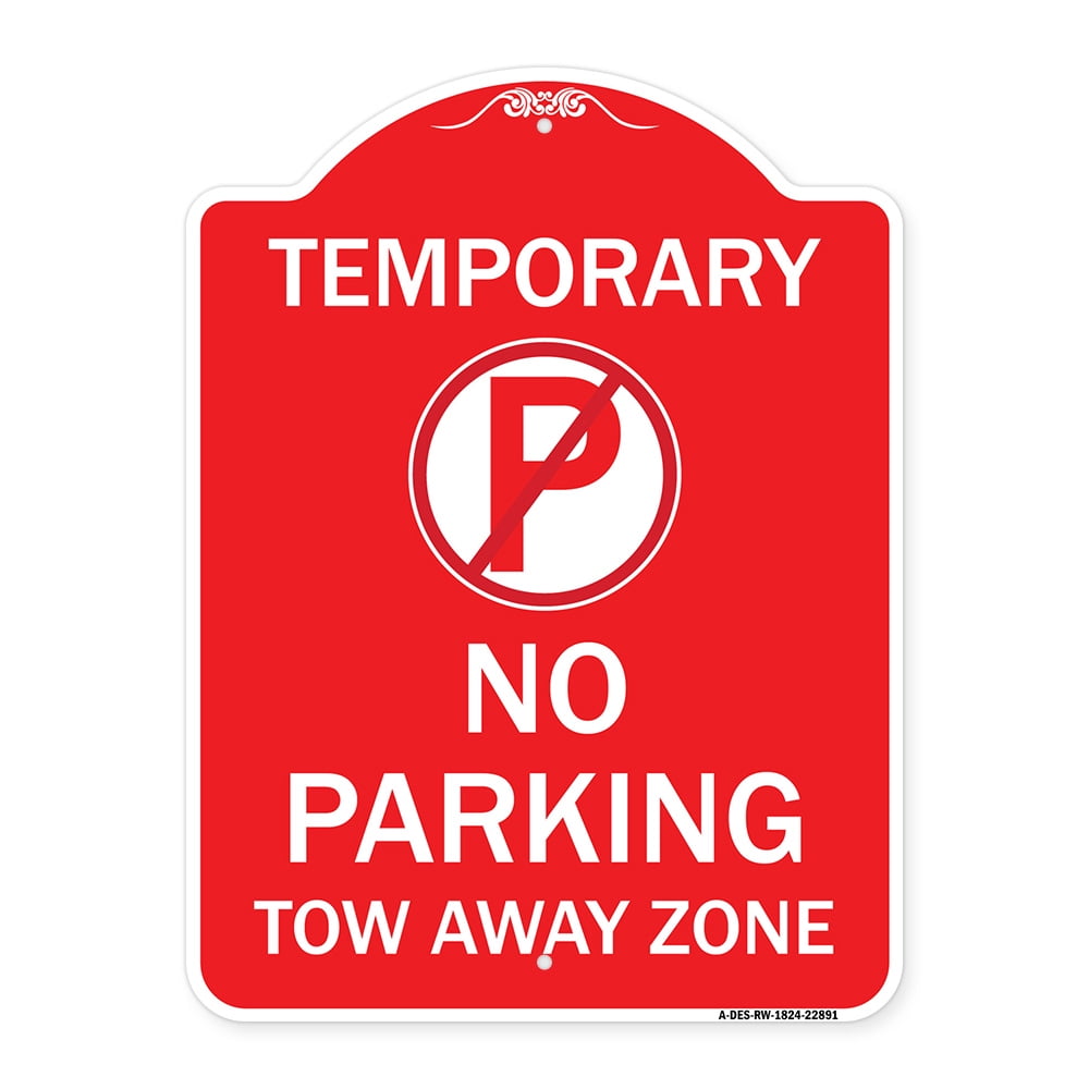 SignMission A-DES-RW-1824-22891 18 x 24 in. Designer Series Sign - No ...