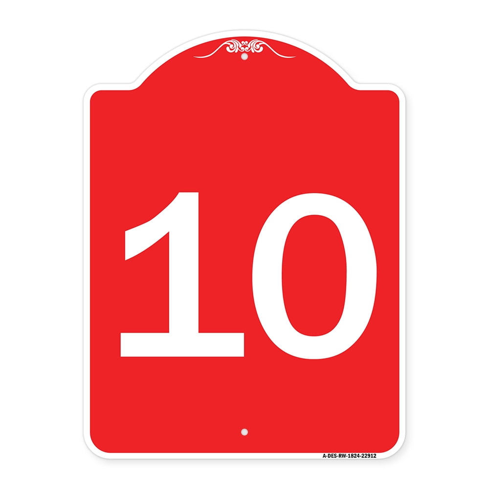 SignMission A-DES-RW-1824-22912 18 x 24 in. Designer Series Sign - Sign ...