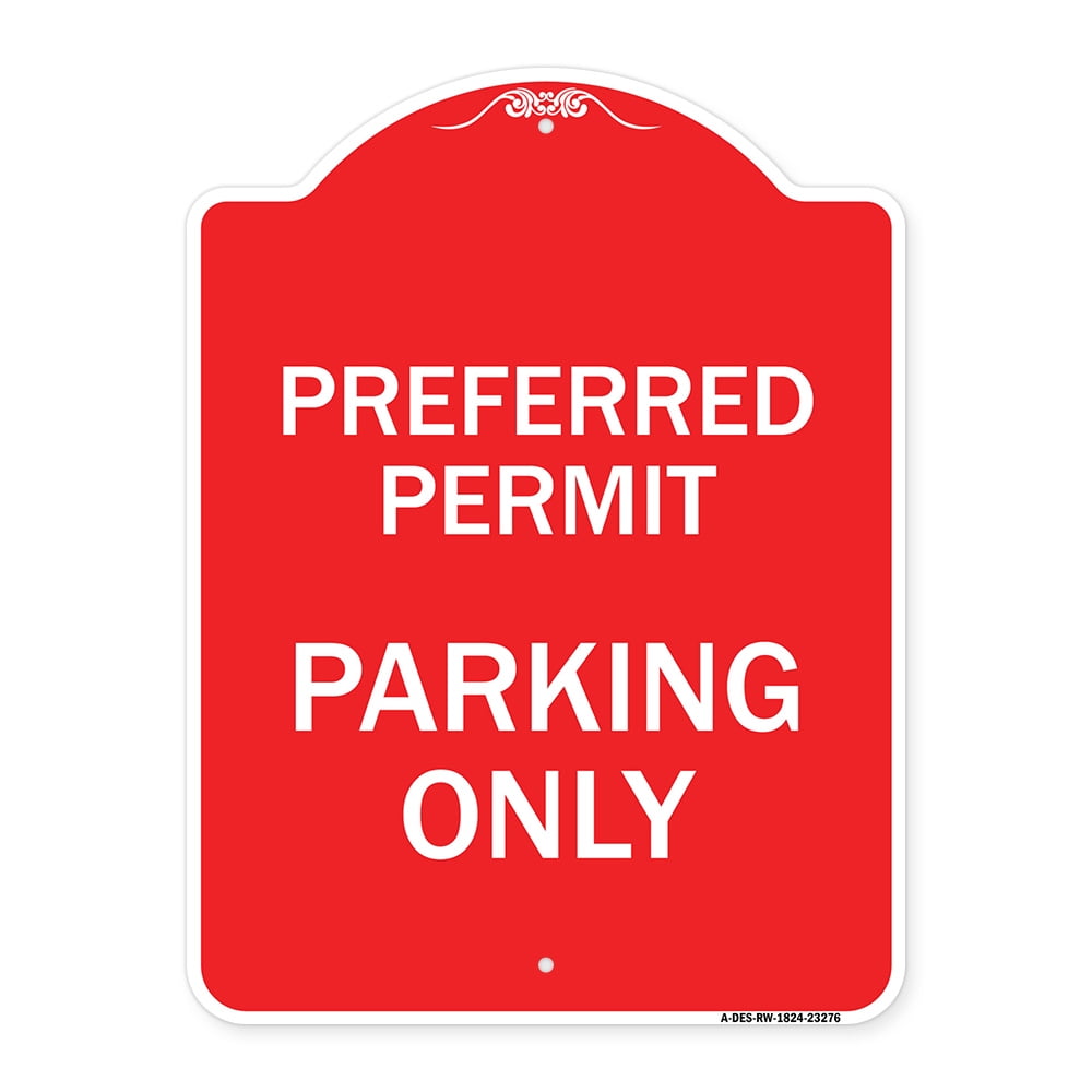 SignMission A-DES-RW-1824-23276 18 x 24 in. Designer Series Sign ...