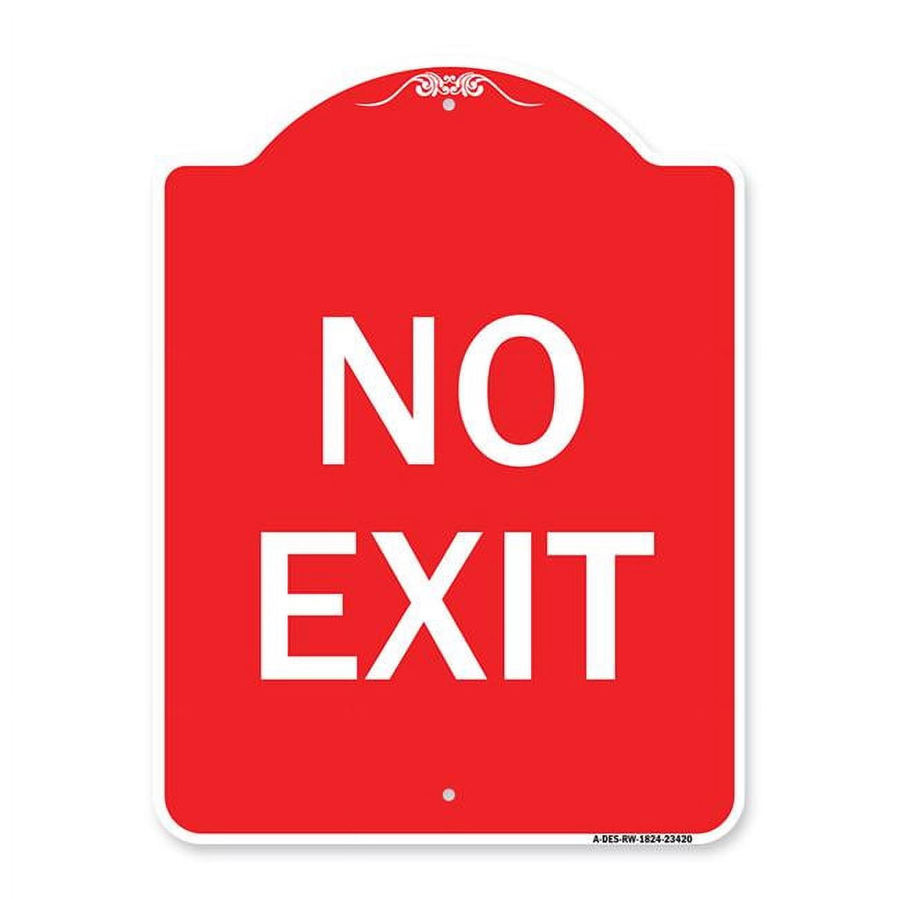 SignMission A-DES-RW-1824-23420 18 x 24 in. Designer Series Sign ...