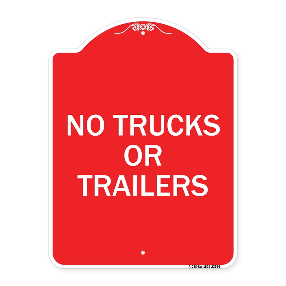 SignMission A-DES-RW-1824-23556 18 x 24 in. Designer Series Sign - No ...