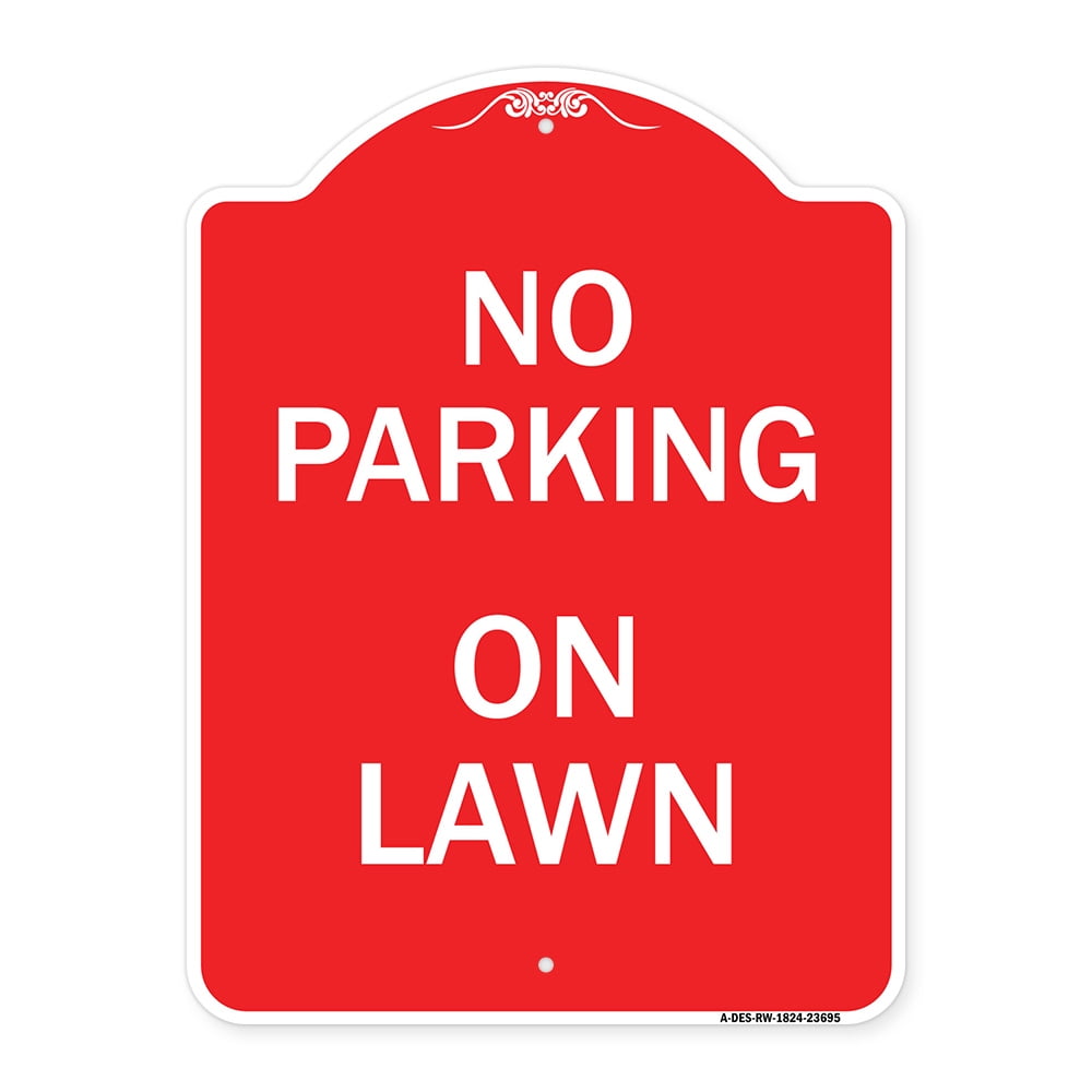 SignMission A-DES-RW-1824-23695 18 x 24 in. Designer Series Sign - No ...