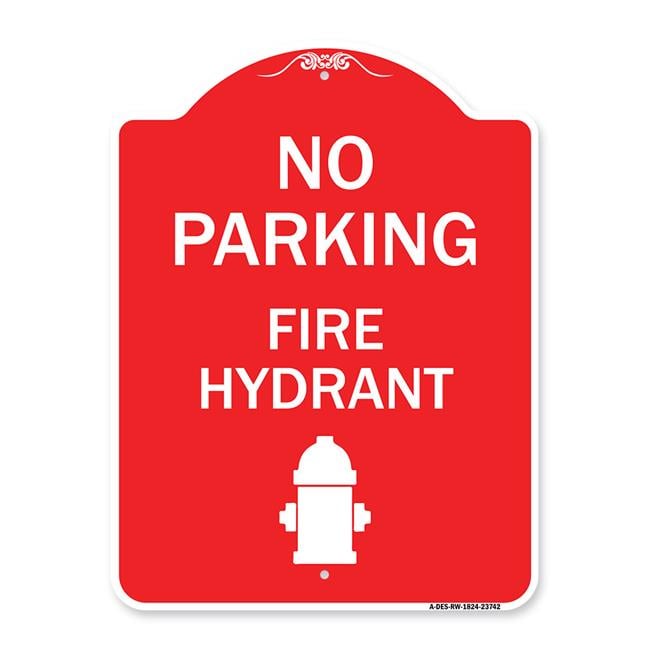 SignMission A-DES-RW-1824-23742 18 x 24 in. Designer Series Sign - No ...