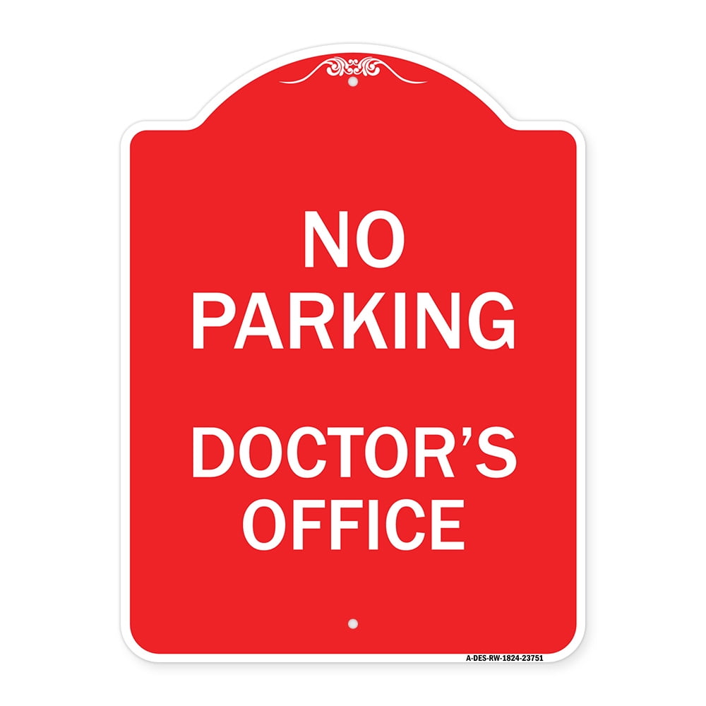 SignMission A-DES-RW-1824-23751 18 x 24 in. Designer Series Sign - No ...